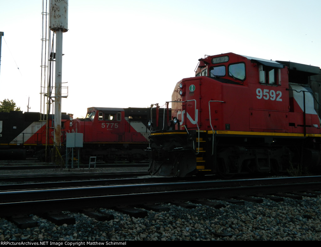 Early Morning At The CN Yard